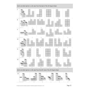 Non Verbal Reasoning 3D & Spatial NVR - Level 4 - Papers 1 to 5 - 11 ...